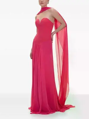V:PM ATELIER Maddie Sweetheart Neck Maxi Dress