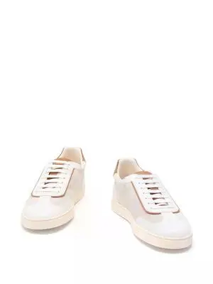 Brunello Cucinelli Leather Panelled Low-top Sneakers