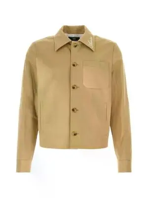 Amiri Logo-embroidered Shirt Jacket - Neutrals