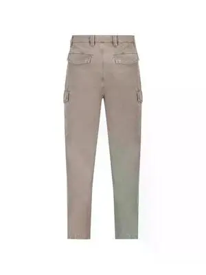 Brunello Cucinelli Granite Cotton Twill Cargo Pants