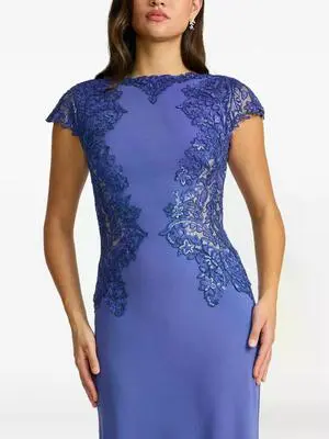 Tadashi Shoji Embroidered Maxi Dress