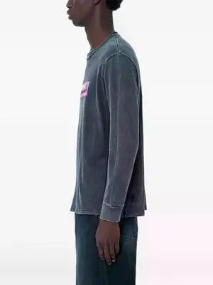 ACHM Logo-patch Long-sleeve T-shirt - Grey