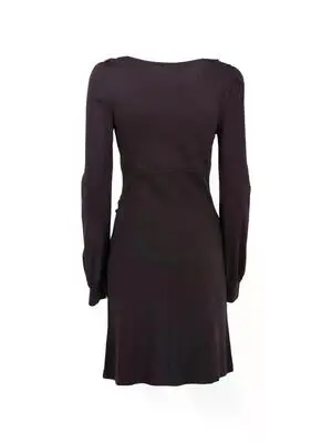 Diane Von Furstenberg Gathered Mini Dress - Purple