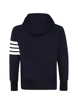 Thom Browne 4-bar Zip-up Hoodie