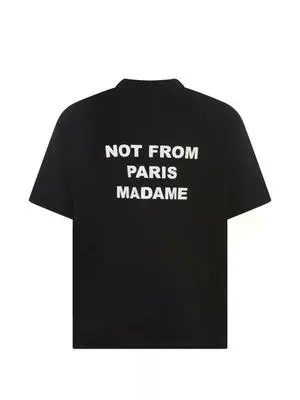 Drole De Monsieur The Slogan T-shirt - Black