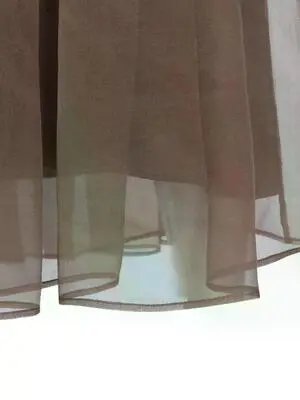 Brunello Cucinelli Silk Chiffon Maxi Skirt