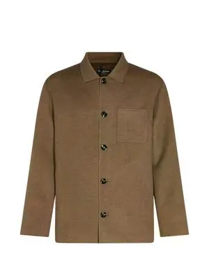 Kiton Button-up Pocket Jacket - Brown