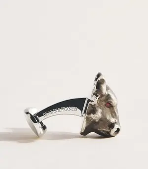 DEAKIN & FRANCIS Sterling Silver Bull & Bear Cufflinks