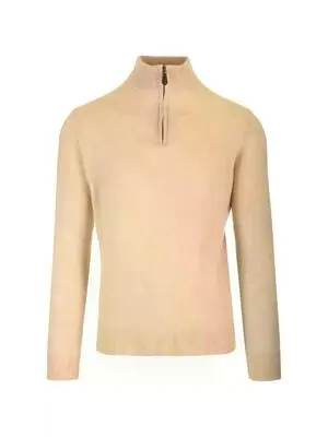 AL DUCA D’AOSTA 1902 Zip-fastening High-neck Sweater - Neutrals