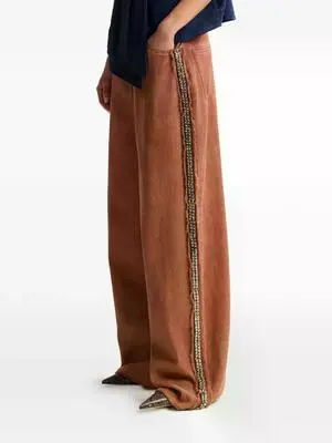 Essentiel Antwerp Wide-leg Embellished Trousers