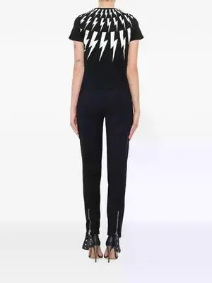 Neil Barrett Lightning Bolt T-shirt - Black