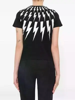 Neil Barrett Lightning Bolt T-shirt - Black