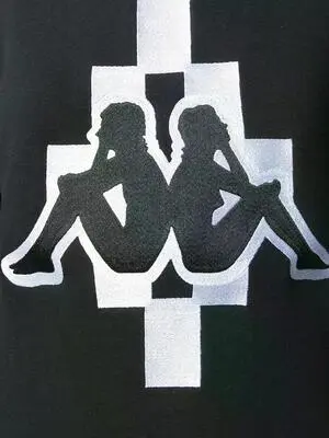 COUNTY OF MILAN Marcelo Burlon X Kappa Embroidered Logo Sweatshirt