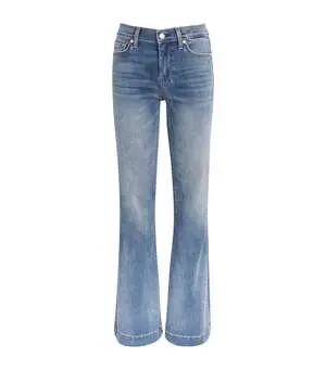 7 For All Mankind Dojo Slim Illusion Flared Jeans - Blue