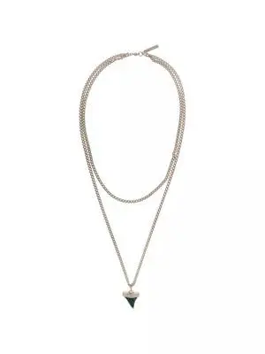 Givenchy Shark Tooth Necklace - Metallic