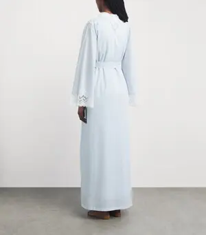 BOCAN Cotton Lace-trim Yasmine Robe