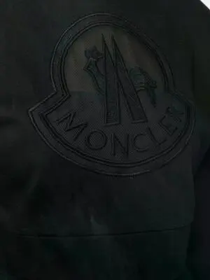 Moncler Sheer Logo Patch Sweatshirt