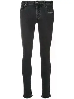 Off-White Skinny 5 Pockets Vintage Jeans