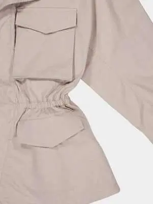 Balenciaga Light Hourglass Parka - Beige