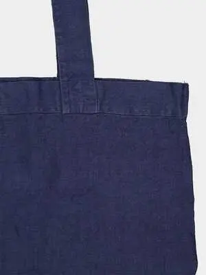 CHARVET ÉDITIONS Navy Linen Escapade Bag