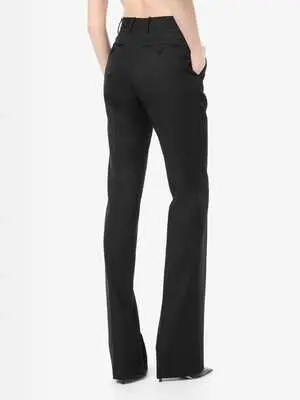 TOM FORD Wool Silk Blend Tailored Straight Trousers