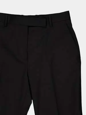 TOM FORD Wool Silk Blend Tailored Straight Trousers
