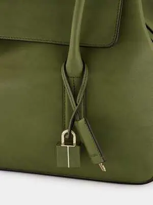 TOM FORD Natural Calfskin Leather Shoulder Bag - Green