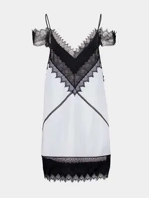 TOM FORD Sky Lace-encrusted Camisole Mini Dress - Black