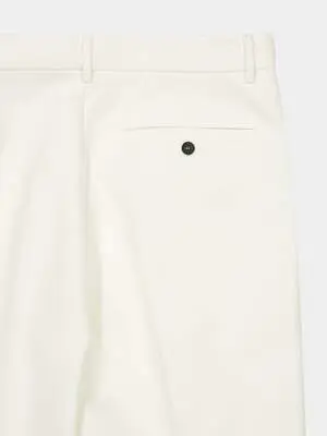 FERRAGAMO Tailored Cotton Cashmere Twill Trousers