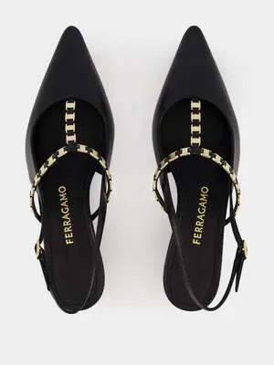 FERRAGAMO Ardea Slingback Pumps