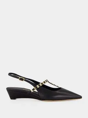 FERRAGAMO Ardea Slingback Pumps - Black