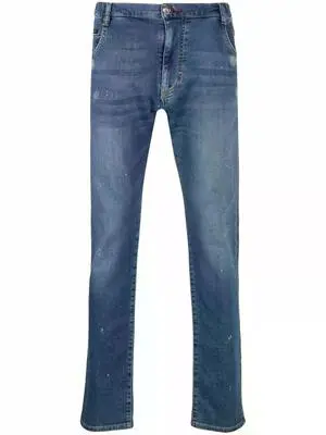 Philipp Plein Straight-leg Jogging Jeans - Blue