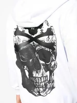 Philipp Plein Skull Print Hoodie Sweatjacket