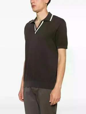 PAOLO PECORA V-neck Trimmed T-shirt