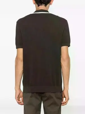 PAOLO PECORA V-neck Trimmed T-shirt