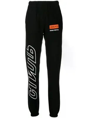 Heron Preston Contrast Logo Track Pants - Black