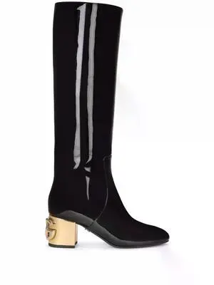 Dolce & Gabbana High-shine Knee-length Boots