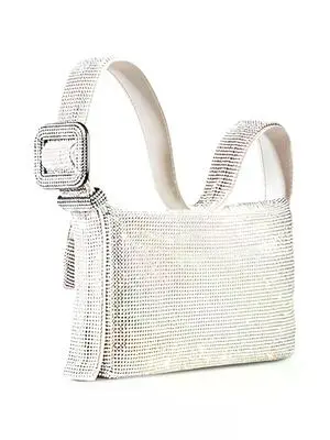 Benedetta Bruzziches Crystal Embellished Shoulder Bag - Silver