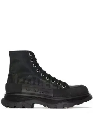 Alexander Mcqueen Lace Boots For Women