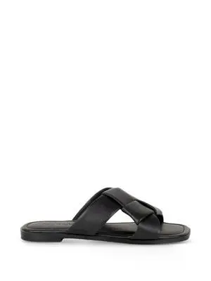 SPAZIO CORRIDONI 1 Interwoven Leather Sandals