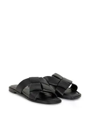 SPAZIO CORRIDONI 1 Interwoven Leather Sandals