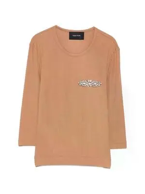 Simone Rocha Embellished Crewneck T-shirt