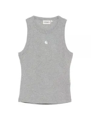 Carhartt Work In Progress Ribbed Knit Tank Top - Grey