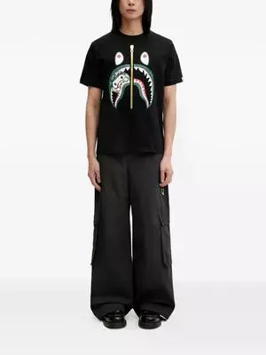 A BATHING APE Abc Camo Milo Shark T-shirt