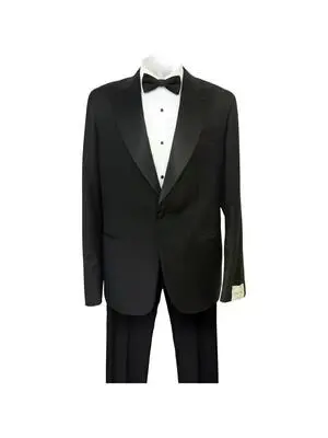 Caruso Aida Shawl-lapel Tuxedo Single-breasted Suit - Black