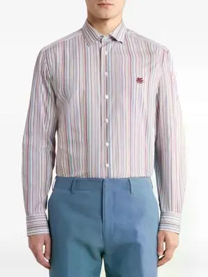 Etro Striped-pattern Cotton Shirt