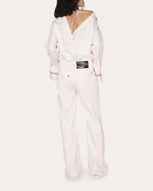 Hellessy Roze Grosgrain Tuxedo Jeans