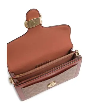 COACH Tabby Monogram Printed Shoulder Bag