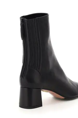 AQUAZZURA Saint Honore Block-heeled Boots - Black