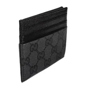 Gucci Logo Detailed Card Case - Black